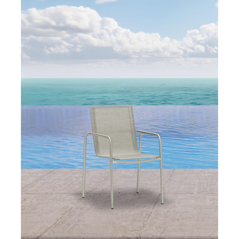 Hokku Designs Rillie Outdoor Dining Armchair | Wayfair